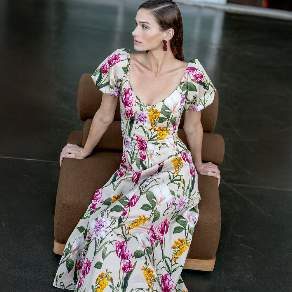 EMBELLISHED ALEX GOWN in NIGHT SKY BLUE OCULATA - Sachin & Babi