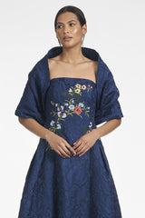 The Hug Shawl in Midnight - Sachin & Babi