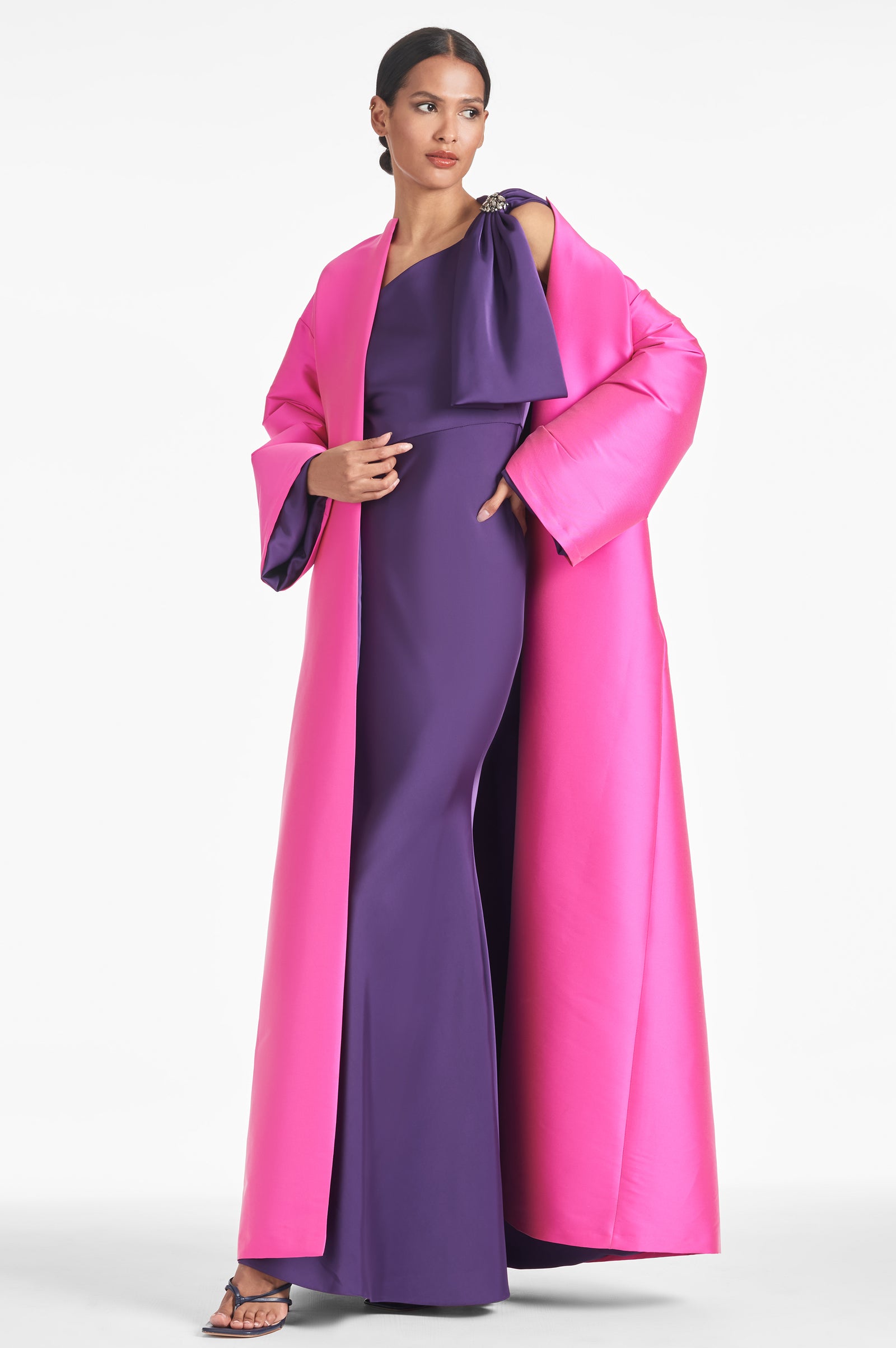 Calliope Coat in Fuchsia - Sachin & Babi