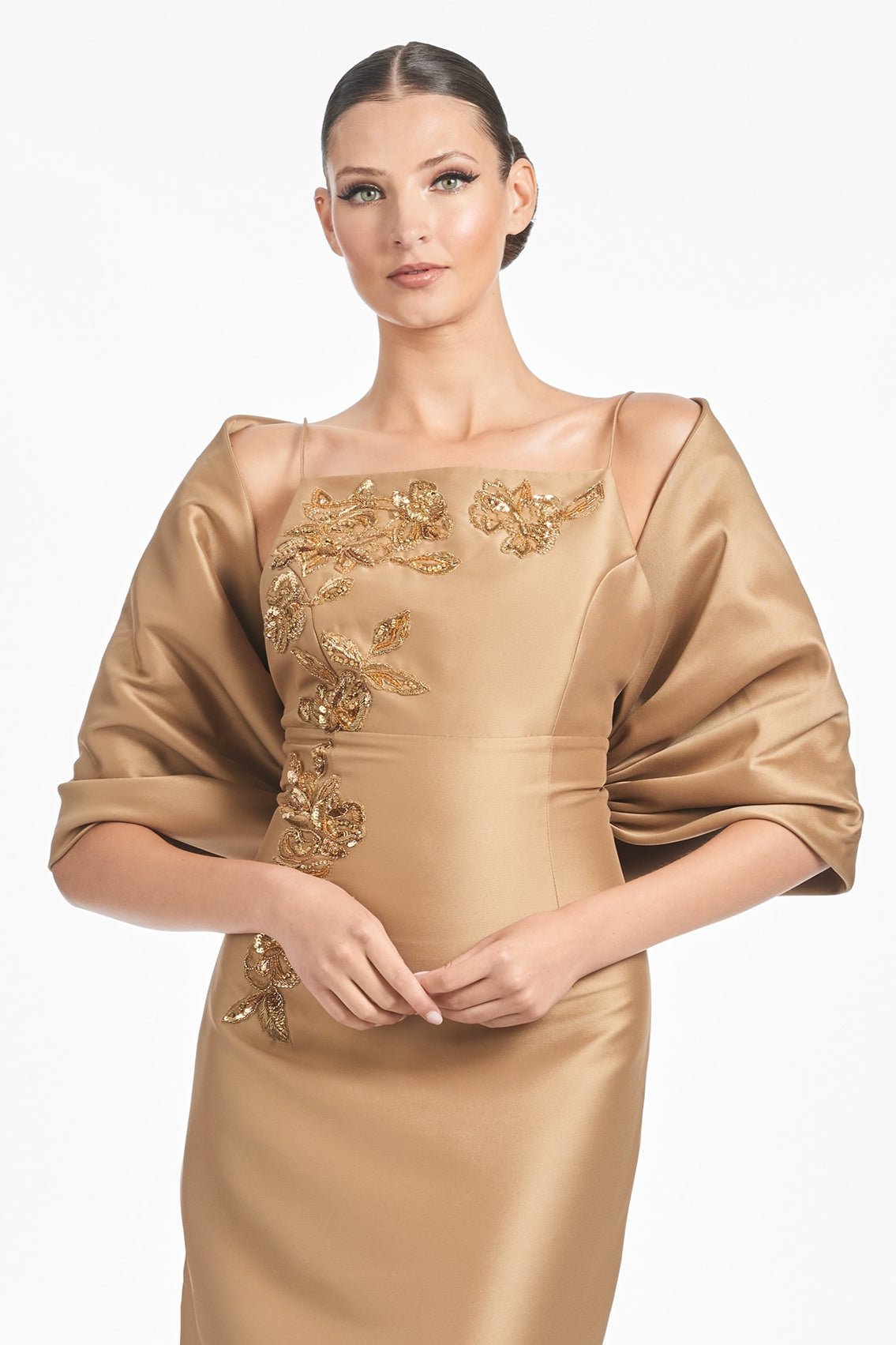THE HUG SHAWL in CHESTNUT GOLD - Sachin & Babi