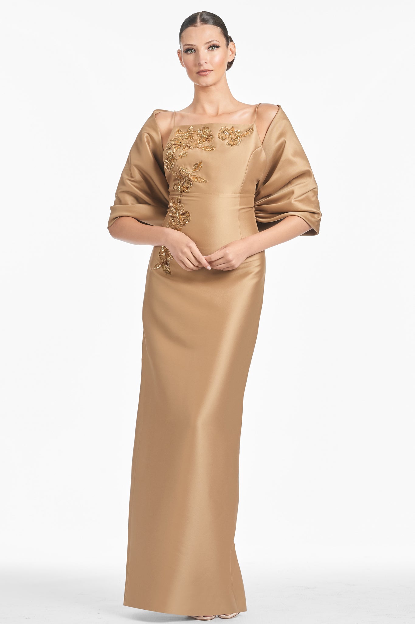 The Hug Shawl in Chestnut Gold - Sachin & Babi