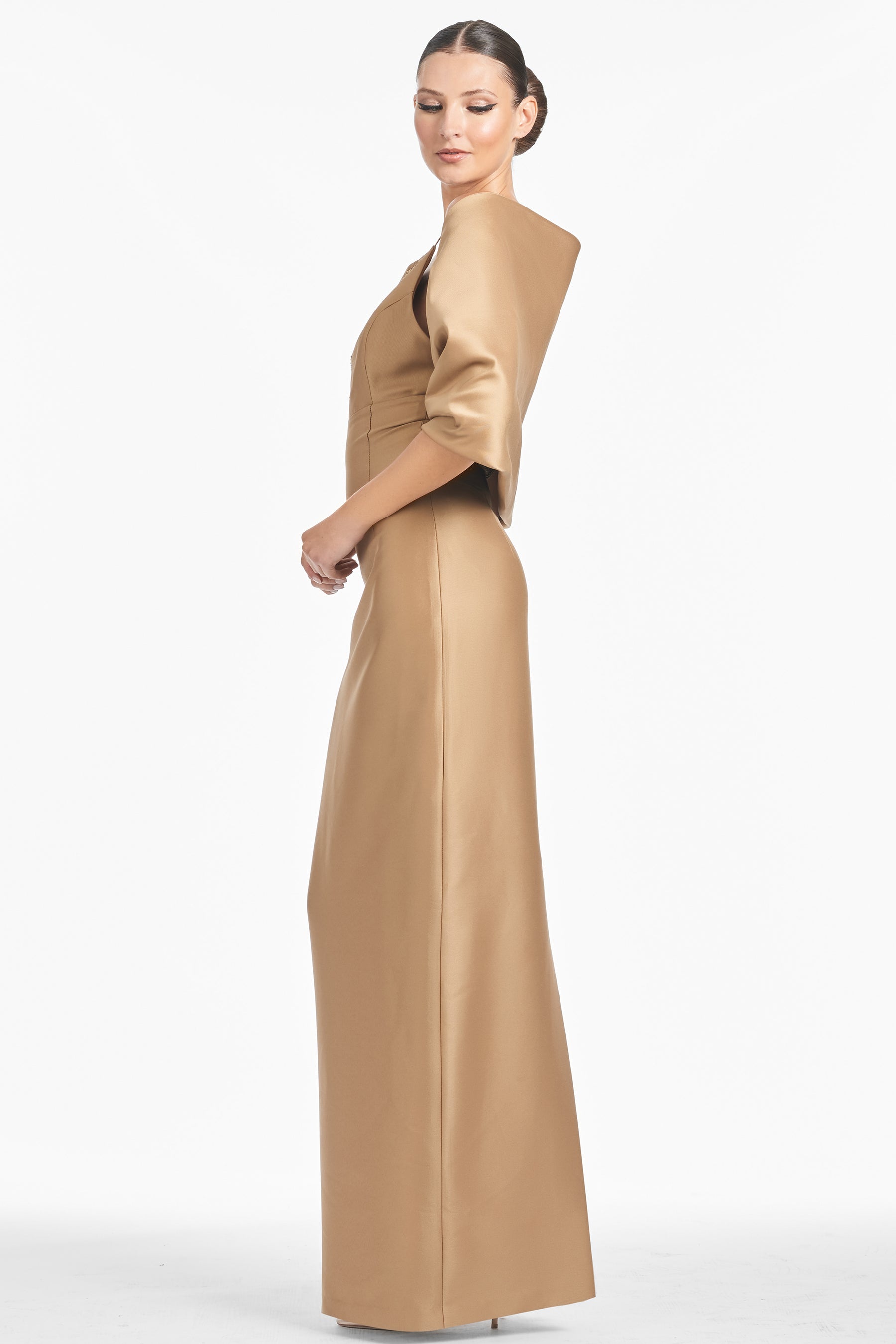 The Hug Shawl in Chestnut Gold - Sachin & Babi