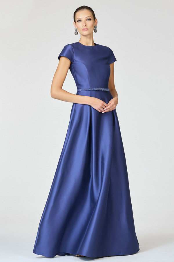 BLYTHE GOWN in WASHED INDIGO - Sachin & Babi