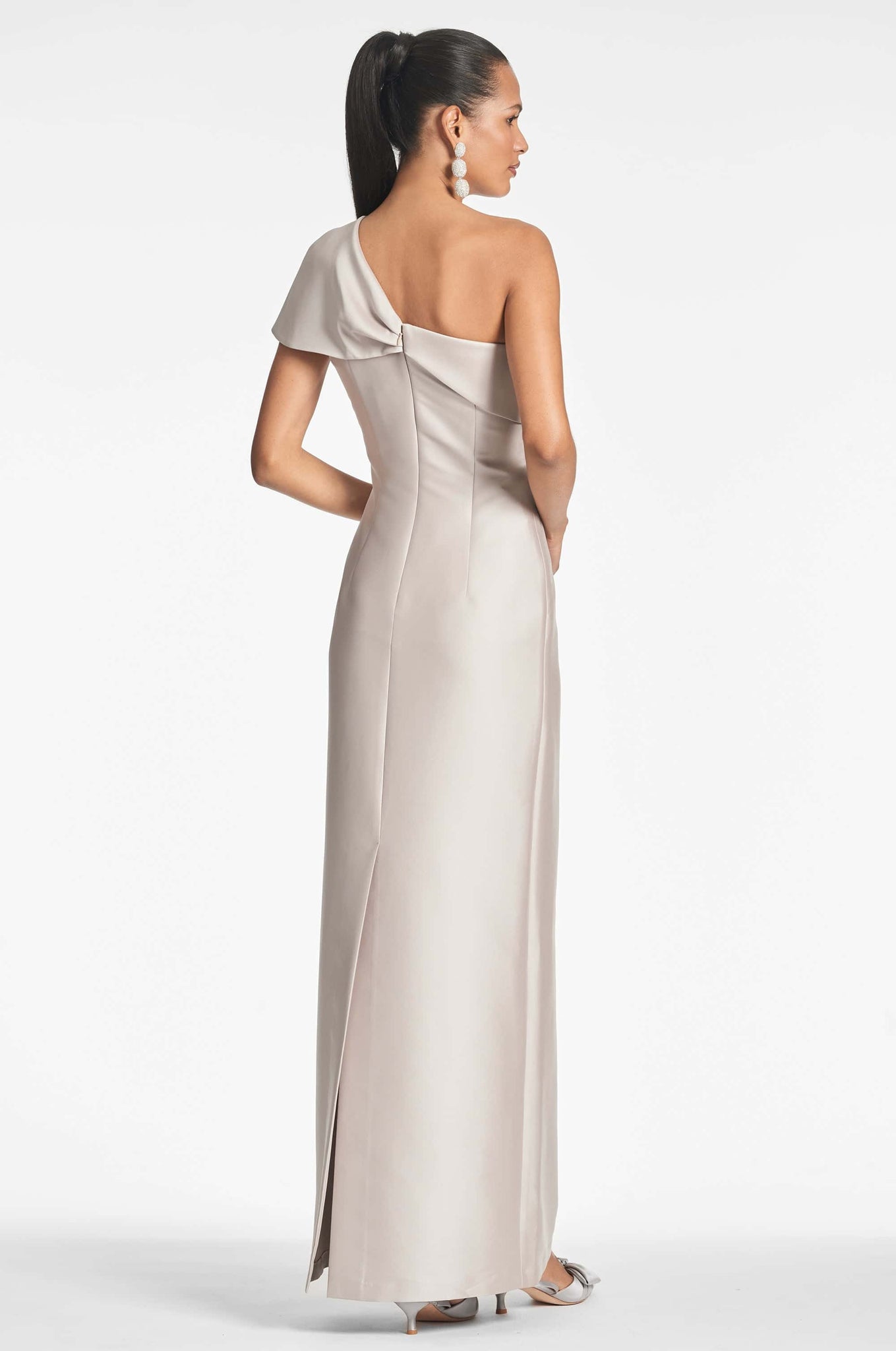Ines Gown in Frosty Pewter - Sachin & Babi
