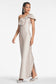 Ines Gown in Frosty Pewter - Sachin & Babi