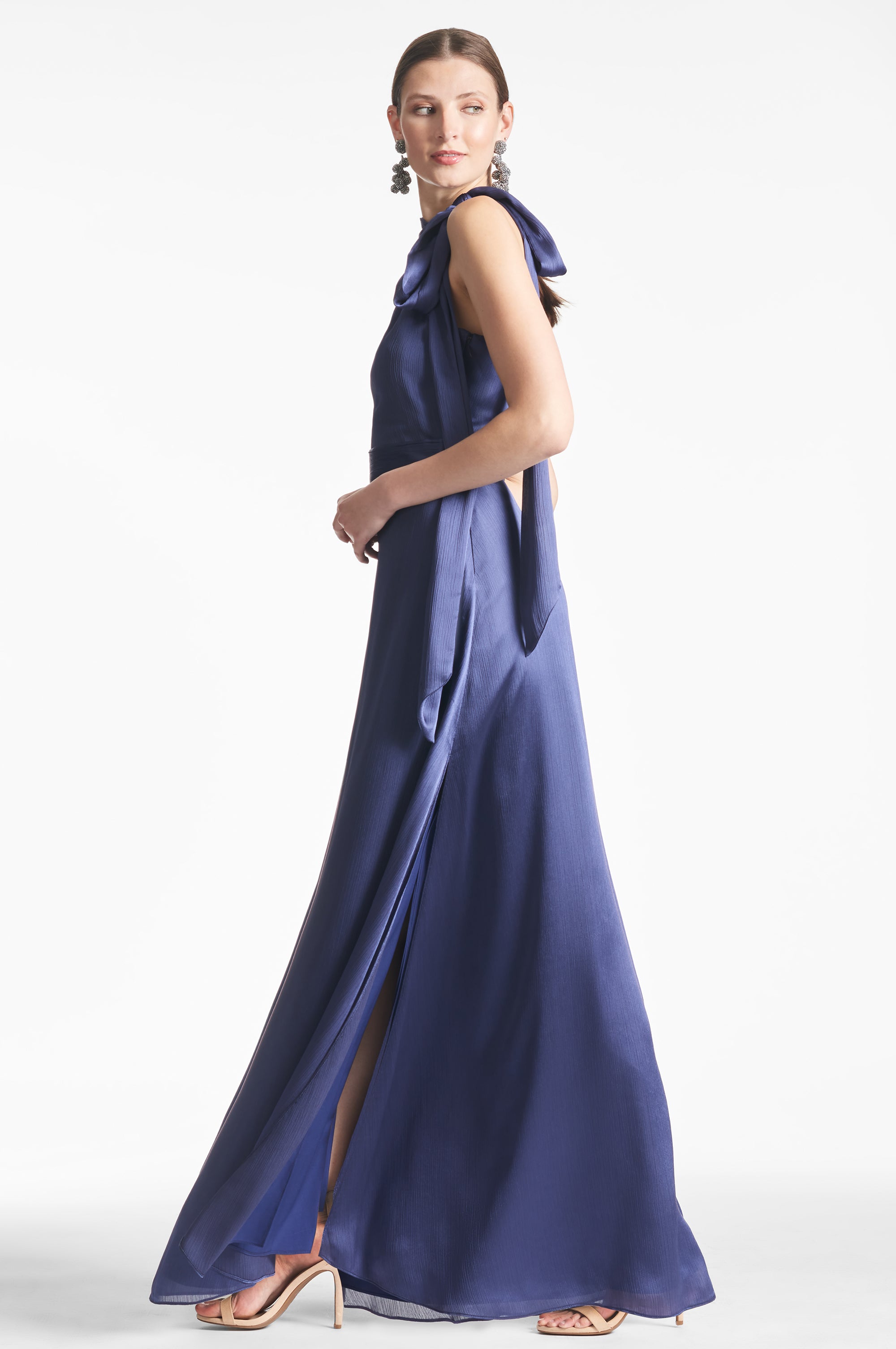 Kayla Gown in Deep Cobalt - Sachin & Babi