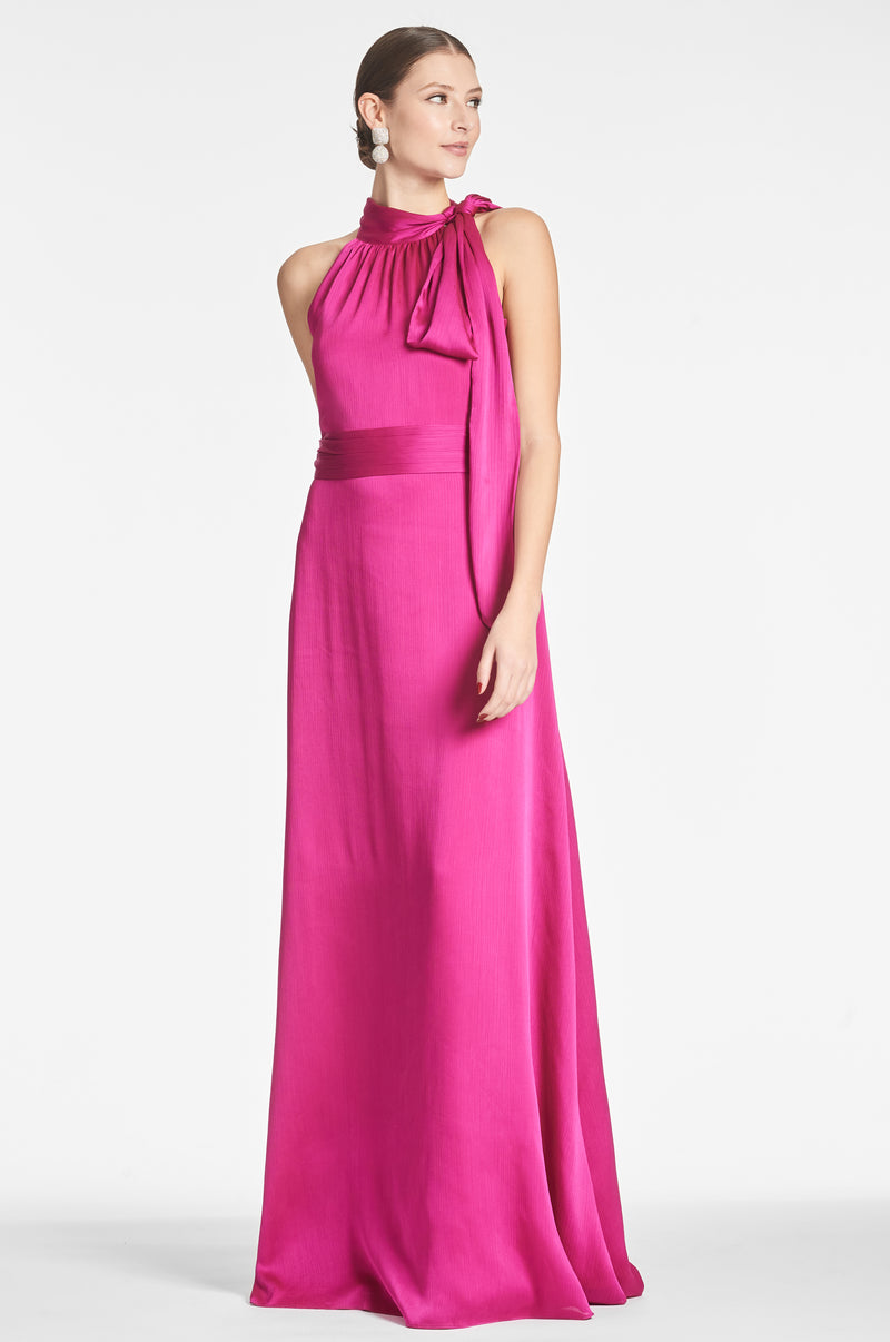 Kayla Gown in Dragonfruit - Sachin & Babi