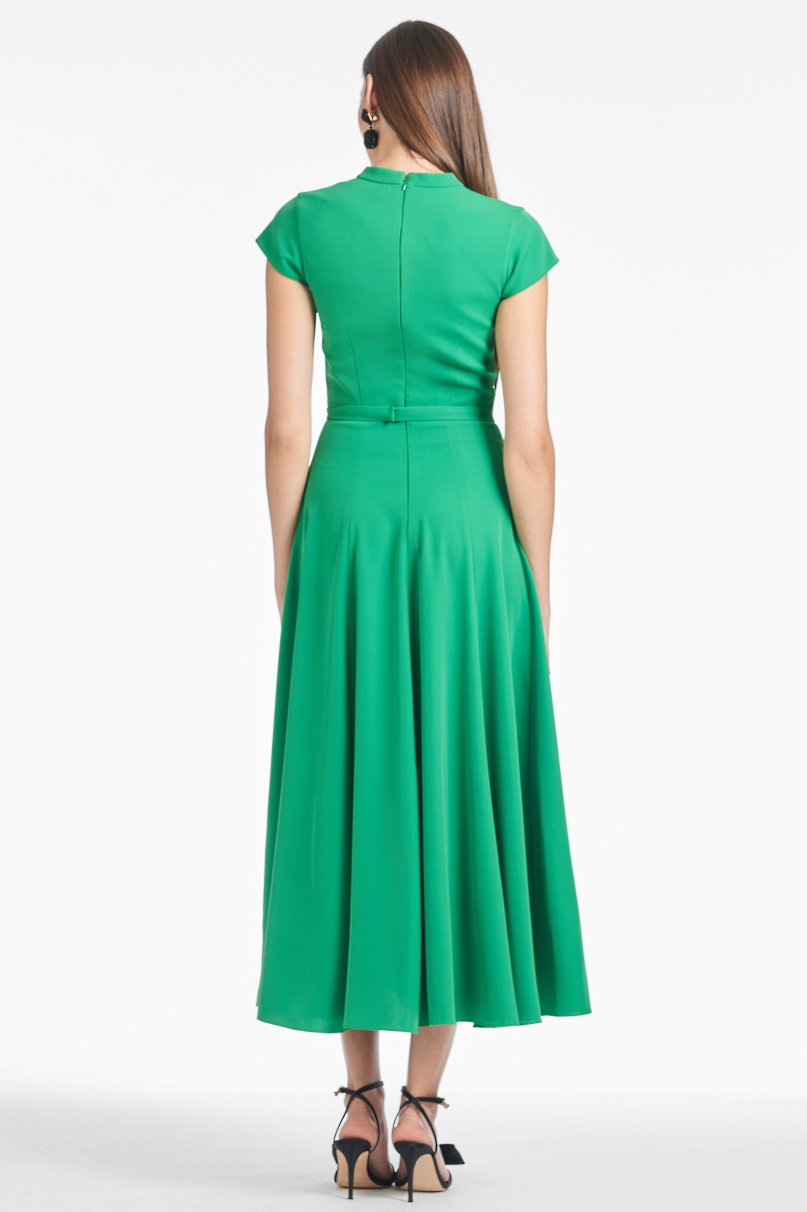 Marian Dress in Kelly Green - Sachin & Babi