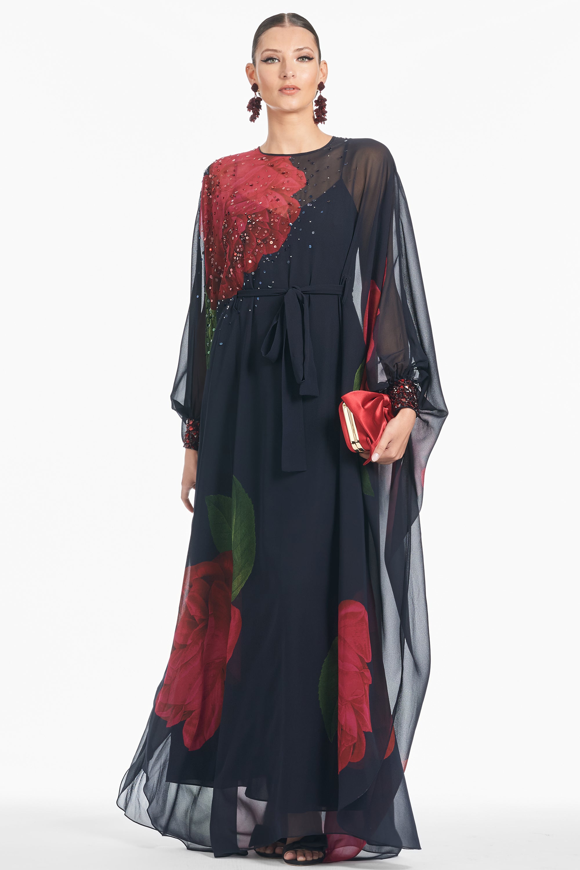 Gilda Gown in Ruby Rose - Sachin & Babi