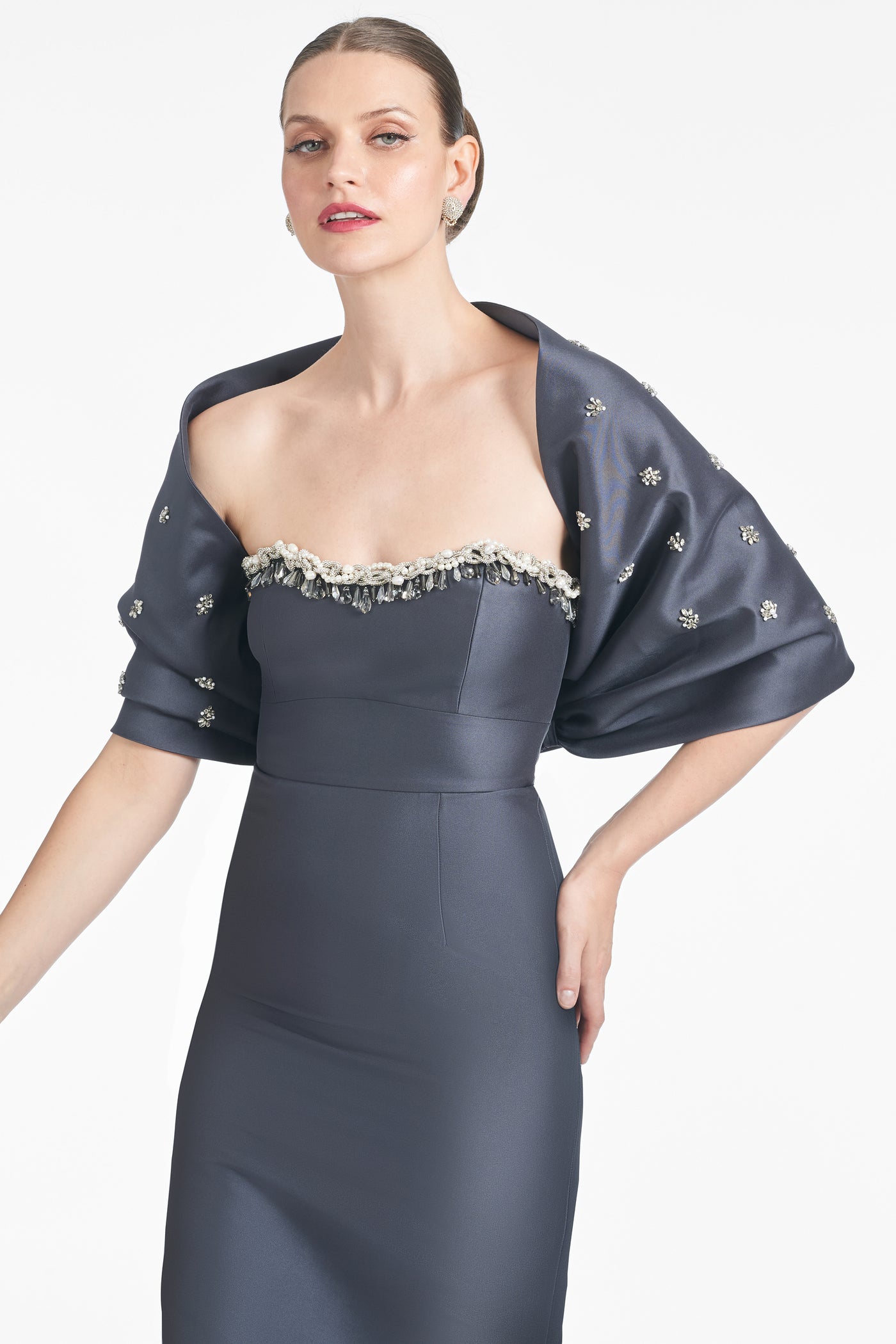 The Hug Shawl in Charcoal - Sachin & Babi