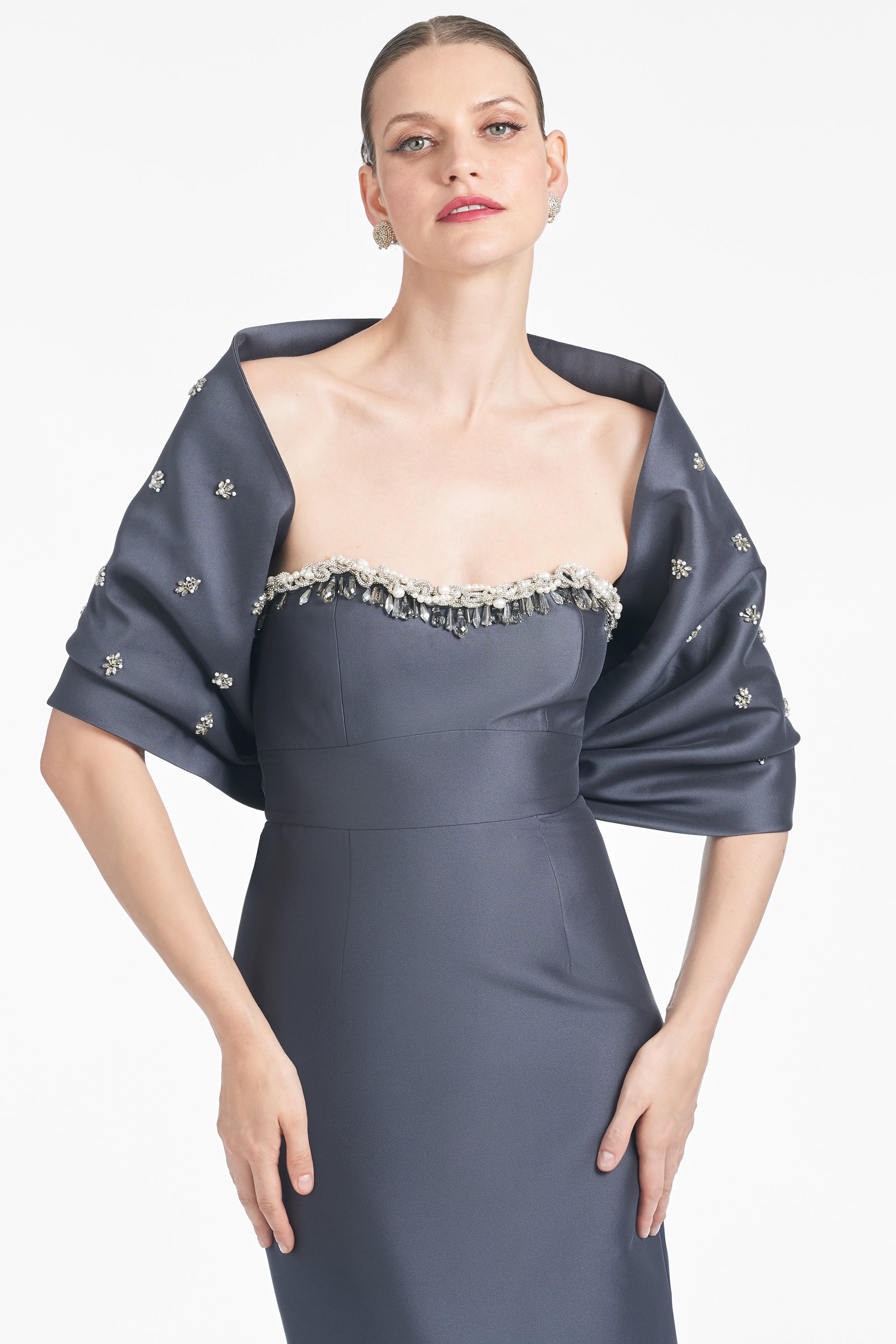 THE HUG SHAWL in CHARCOAL - Sachin & Babi