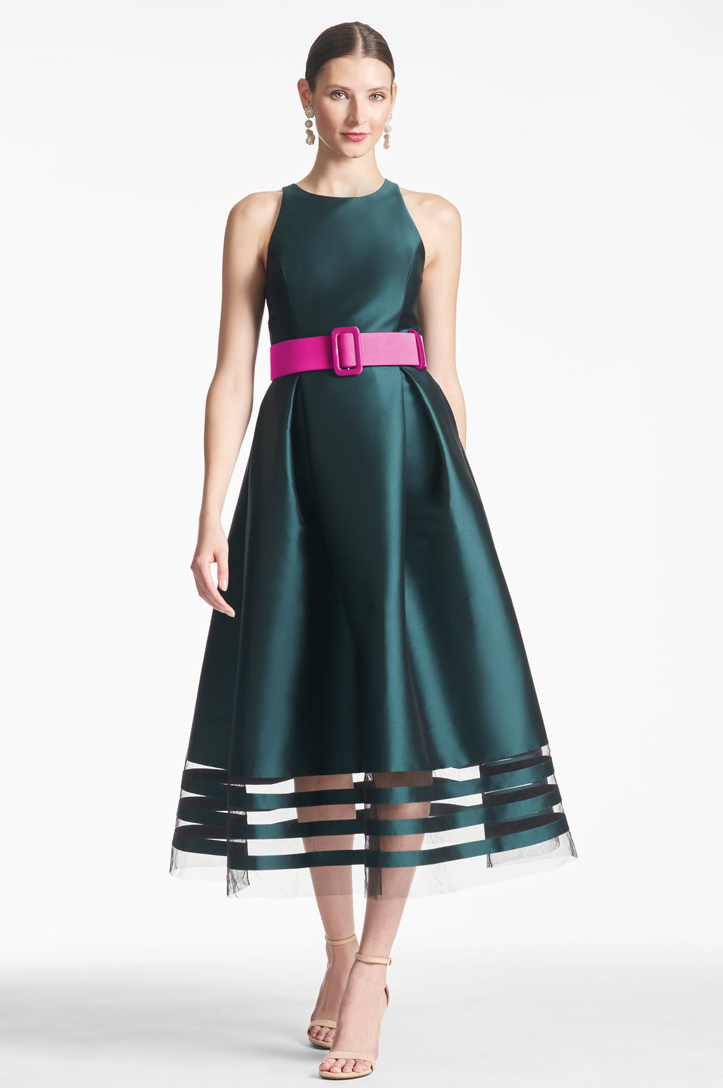 Rani Dress in Forest Green - Sachin & Babi