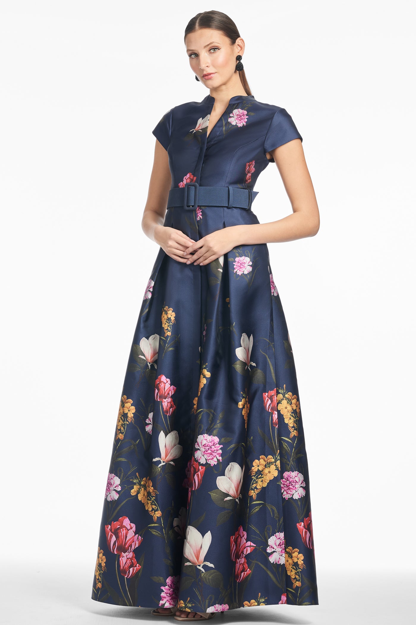 MARTA GOWN in DARK MIDNIGHT GARDEN - Sachin & Babi