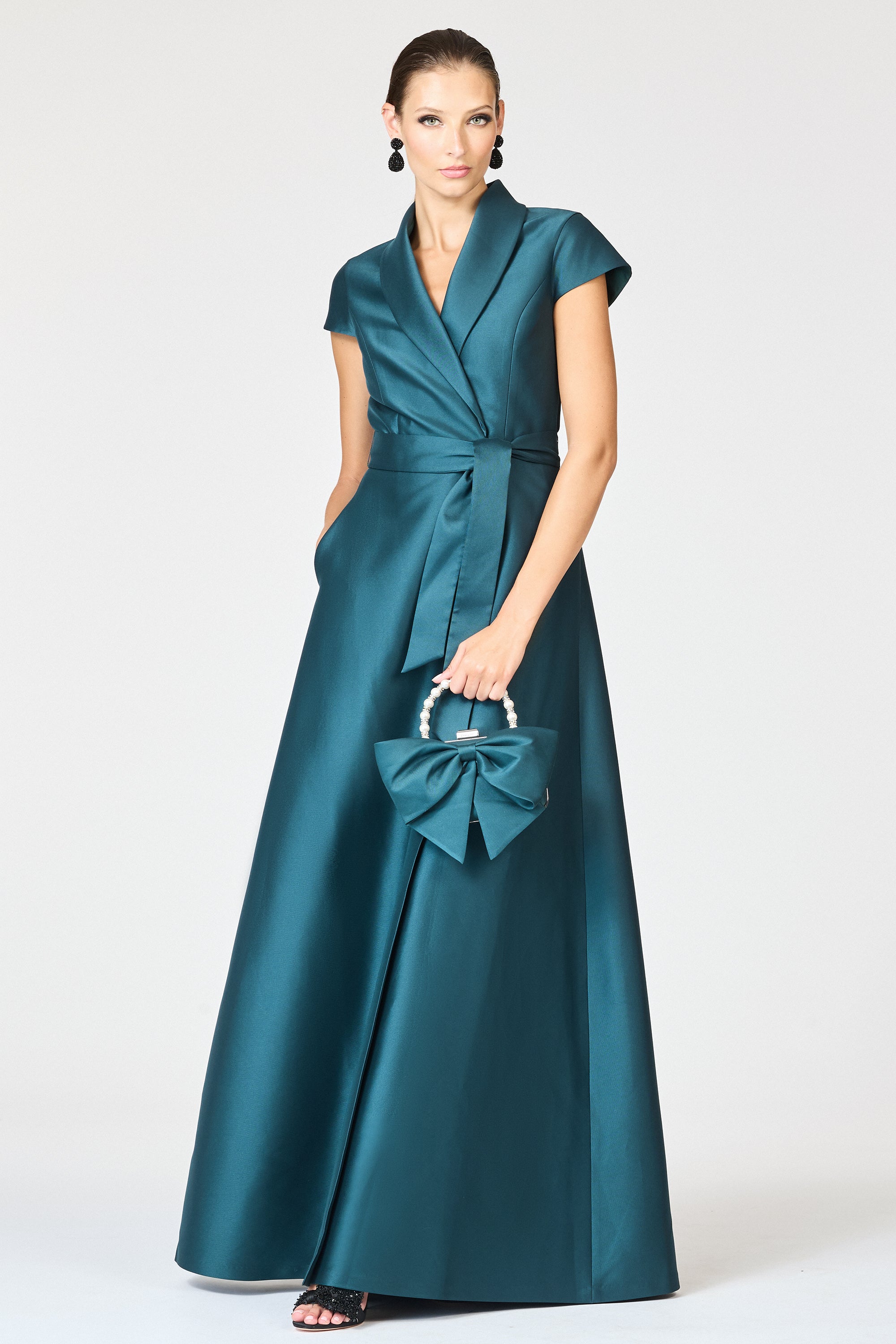 ETIENNE GOWN in FOREST GREEN - Sachin & Babi