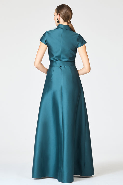 ETIENNE GOWN in FOREST GREEN - Sachin & Babi