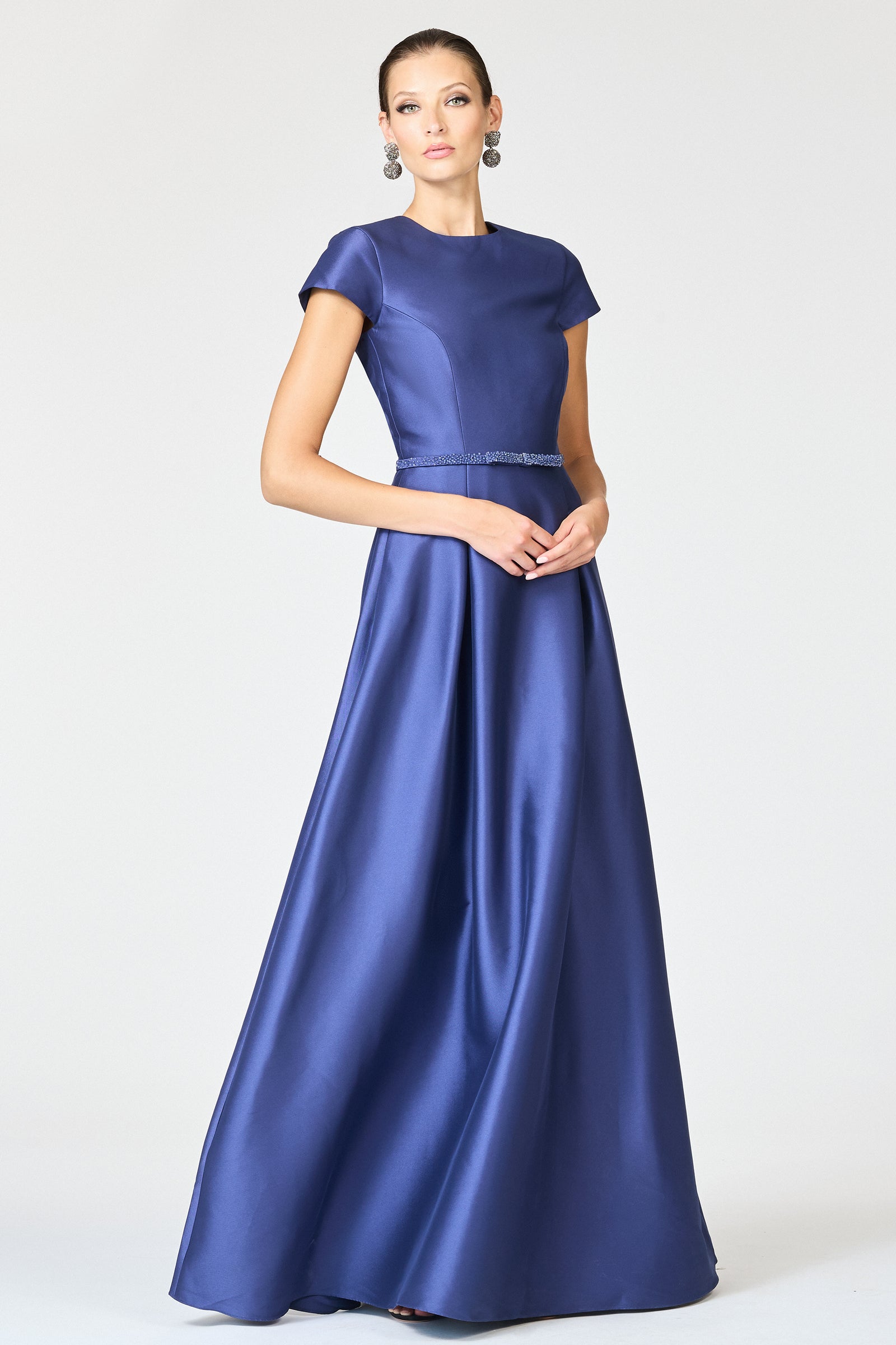BLYTHE GOWN in WASHED INDIGO - Sachin & Babi