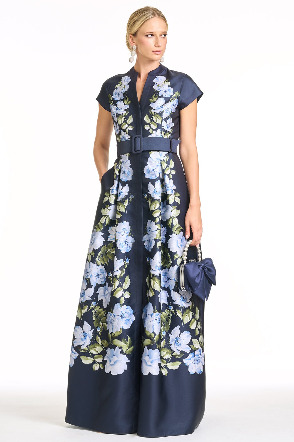 MARTA GOWN in FLORAL FRESCO - Sachin & Babi