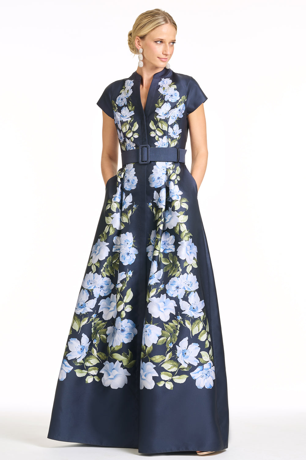 MARTA GOWN in FLORAL FRESCO - Sachin & Babi