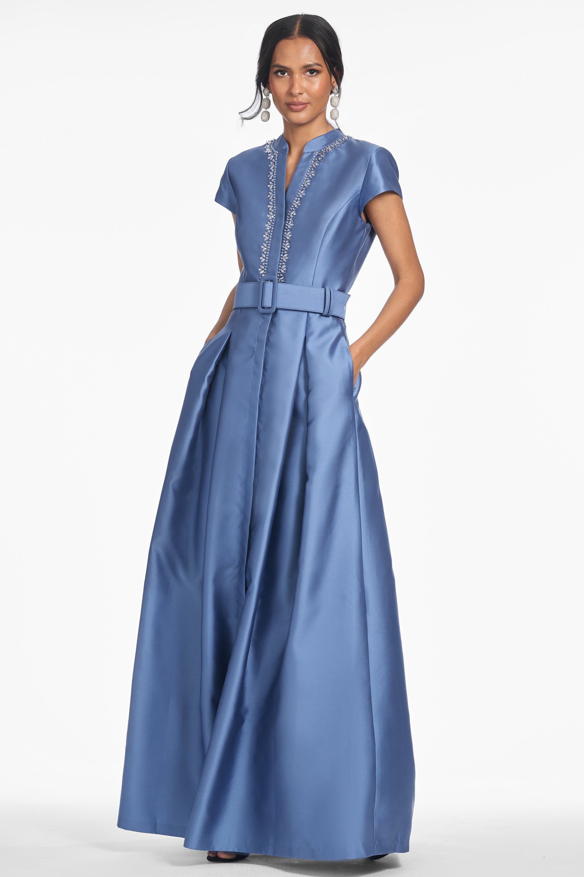 EMBELLISHED MARTA GOWN in TWILIGHT - Sachin & Babi
