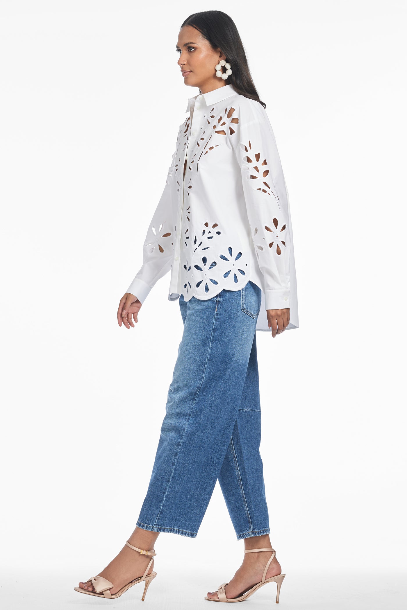 ASHER TOP in WHITE - Sachin & Babi
