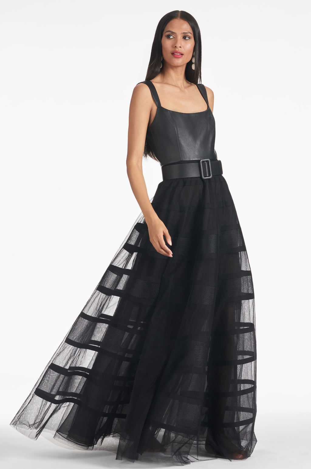 Veruca Gown in Black - Sachin & Babi