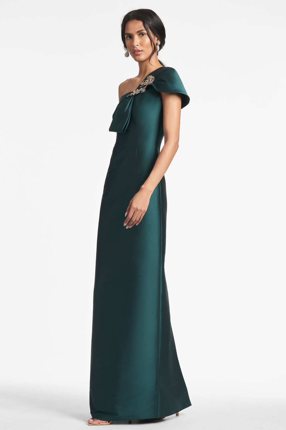 Ines Gown in Forest Green - Sachin & Babi