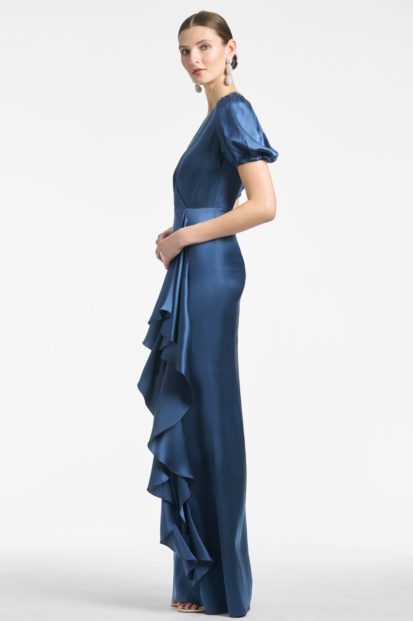 Mila Gown in Indigo - Sachin & Babi